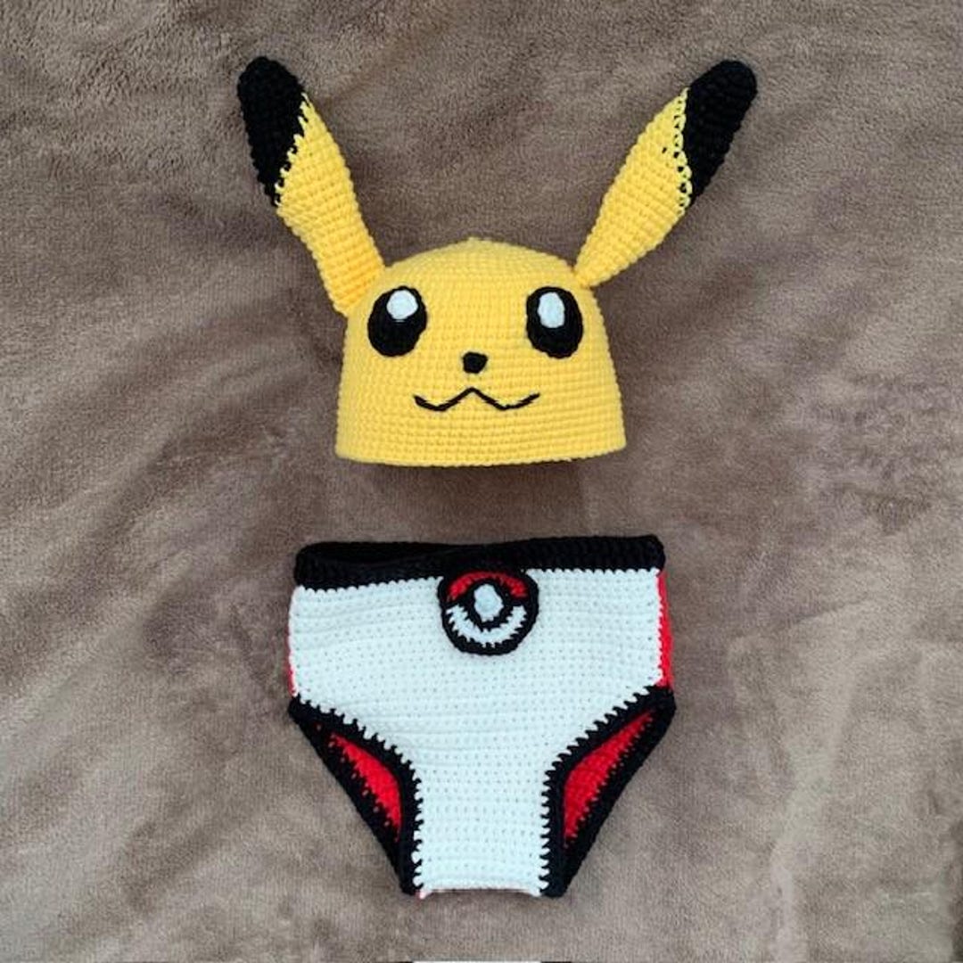 Spanish PDF Pattern Picachu Costume for Babies, Pikachu Costume Pattern ...