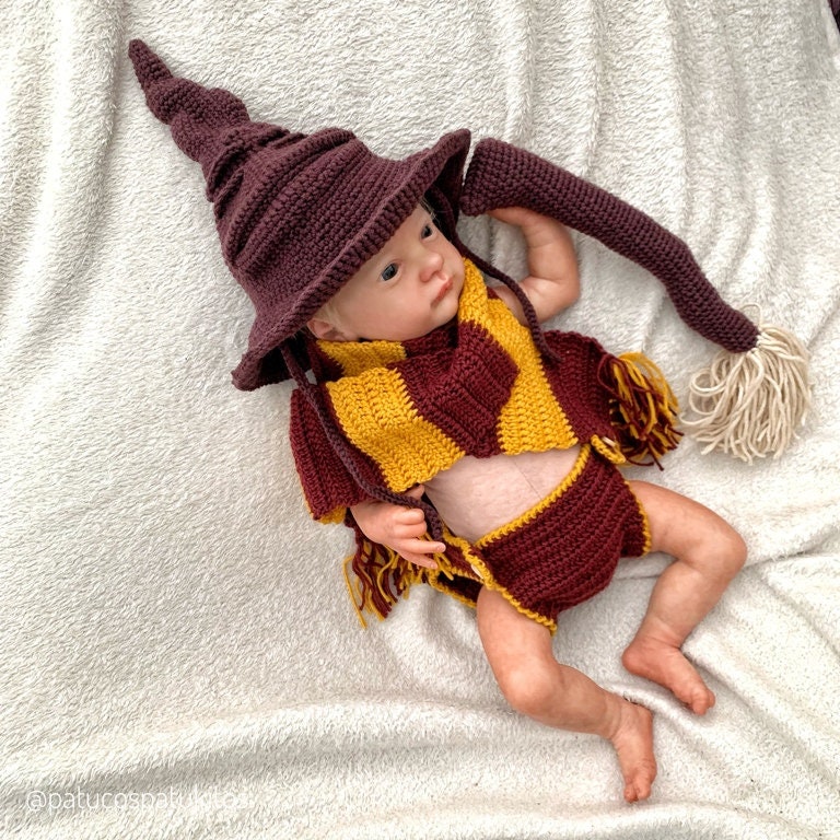 ENGLISH PDF Pattern Sorting Hat. Potter Sorting Hat Crochet. Decicion ...