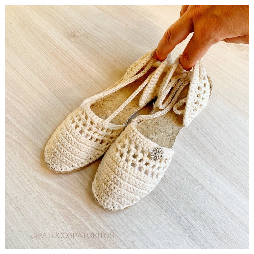 SPANISH PDF Pattern to Make Crochet Espadrilles. Make Your Beautifull ...