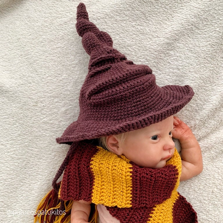 ENGLISH PDF Pattern Sorting Hat. Potter Sorting Hat Crochet. Decicion ...
