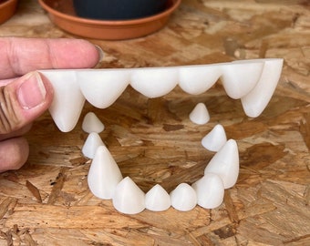 Fursuit Teeth 3D Printed Toony Fangs for Fursuits and Costume - Etsy UK