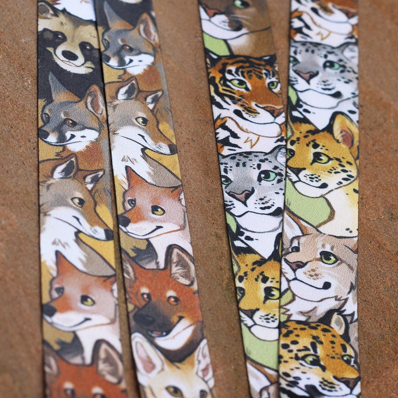 Cat Furry Lanyard - Etsy UK