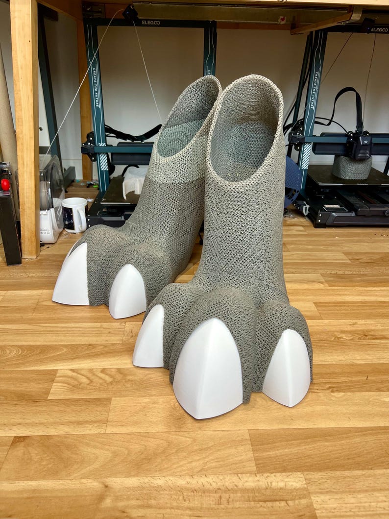 TPU Flexible Digitigrade Fursuit Dragon Feet Paw Boots - Etsy