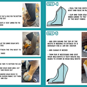 TPU Flexible Digitigrade Fursuit Feet Paws - Etsy