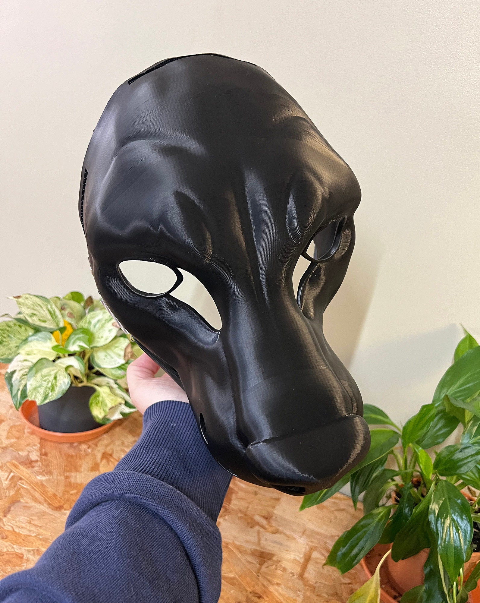3D Printed Realistic Canine Fursuit Base With Kit Options - Etsy