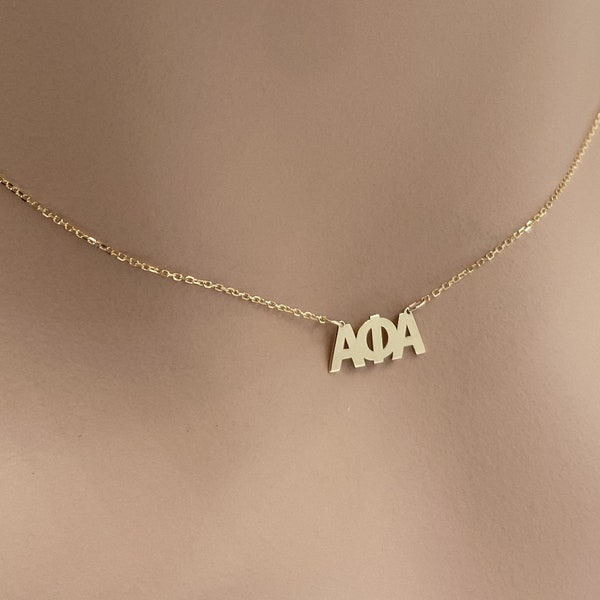 Gold Alpha Phi Charm - Etsy