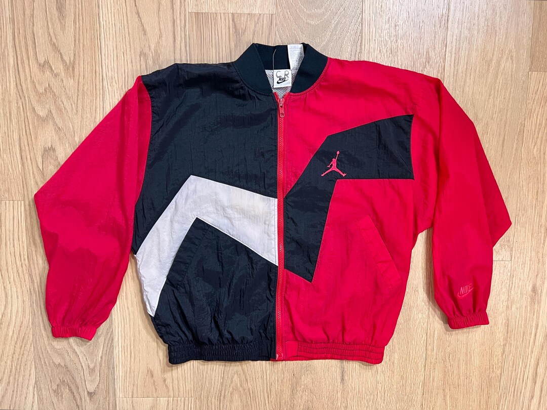 Original Vintage Nike Air Jordan Jacket Jordan 7 90s Youth Large 14/16 ...