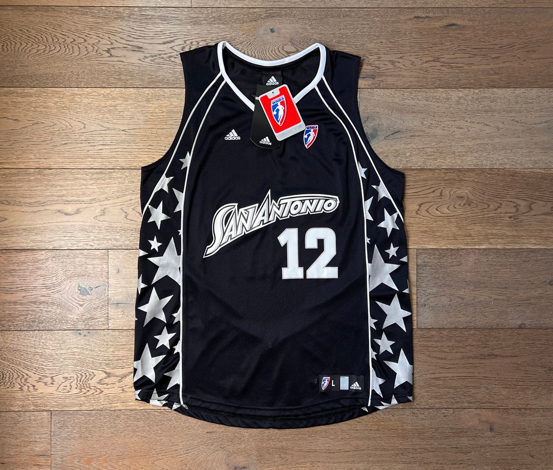 NWT Erin Buescher San Antonio Silver Stars WNBA Jersey Adult Large - Etsy