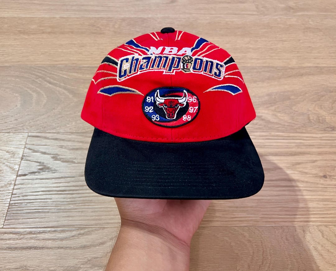 Vintage Starter Chicago Bulls Championship 1998 NBA Champions Strap ...