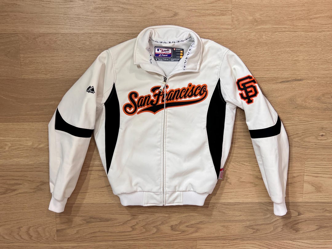 Majestic Authentic San Francisco Giants Dugout Jacket Size S Therma ...