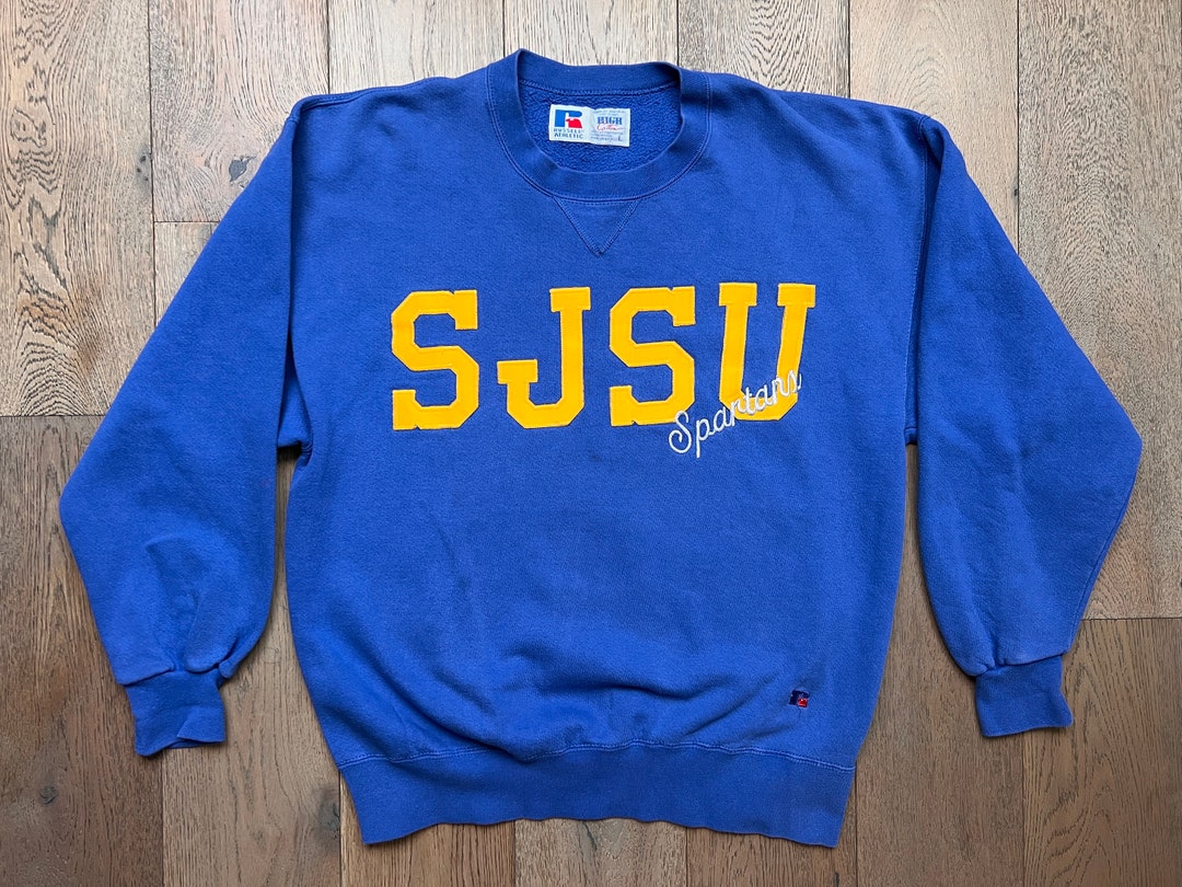 Vintage San Jose State Spartans Russell Athletic Crewneck Pullover ...