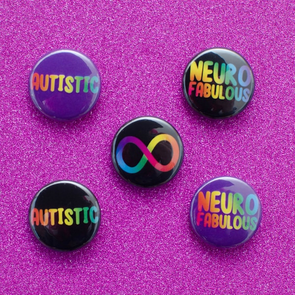 Autistic Infinity Badge - Etsy