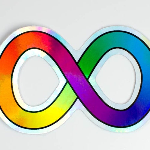 Infinity Symbol Vinyl Sticker Autistic Spectrum - Etsy