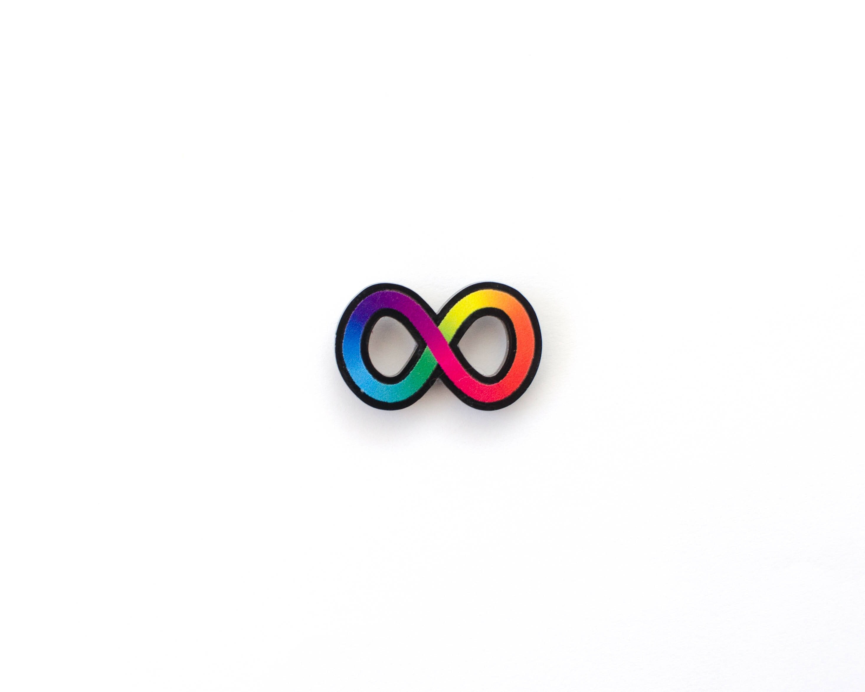 Rainbow Infinity Spectrum PIN Autistic Neurodiversity - Etsy