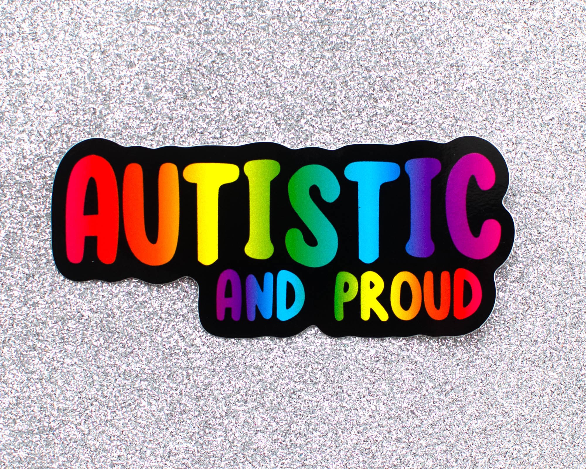 Autistic and Proud Vinyl Sticker Autistic Spectrum - Etsy