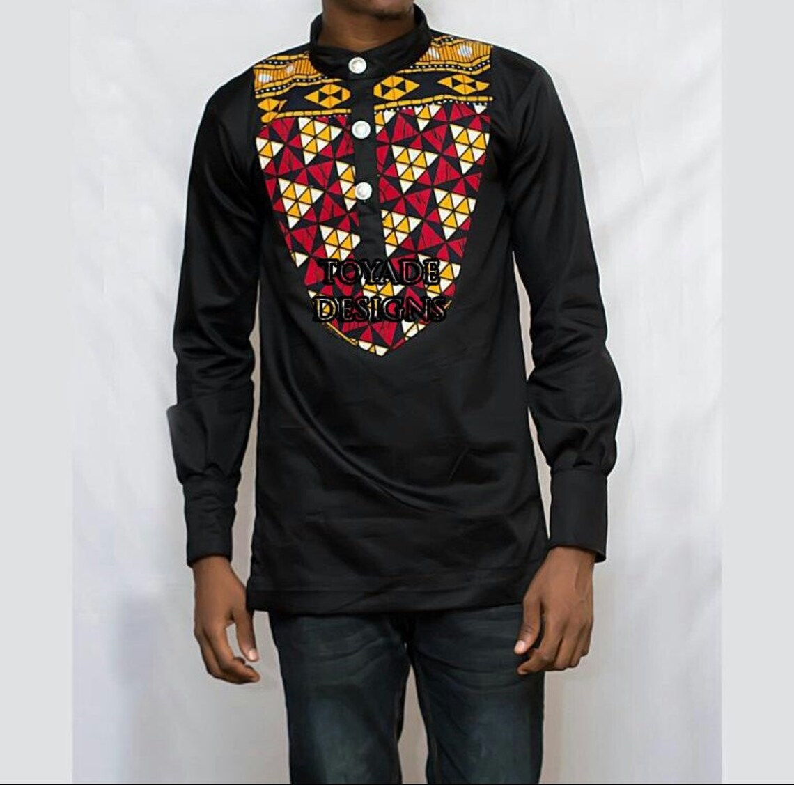 African Men's Top Ankara Men's Shirt Ankara - Etsy