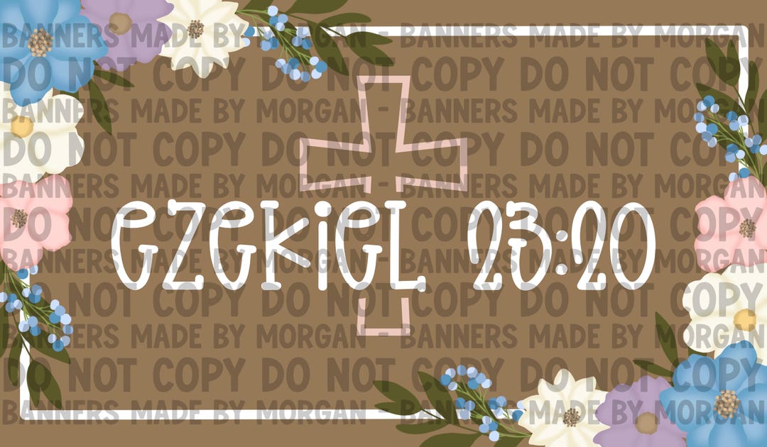 Cross Christian Hope Banner Templates | DIGITAL FILE | Floral Religion ...