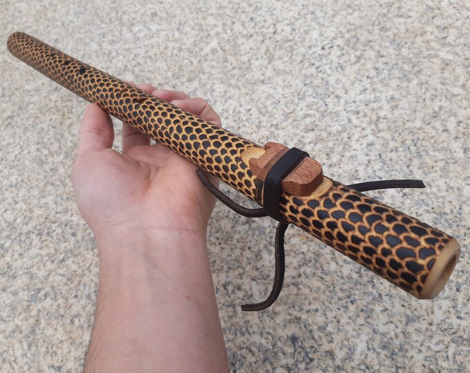 Dragon Skin Native American Style Bamboo Flute. Ethnic Flute. - Etsy