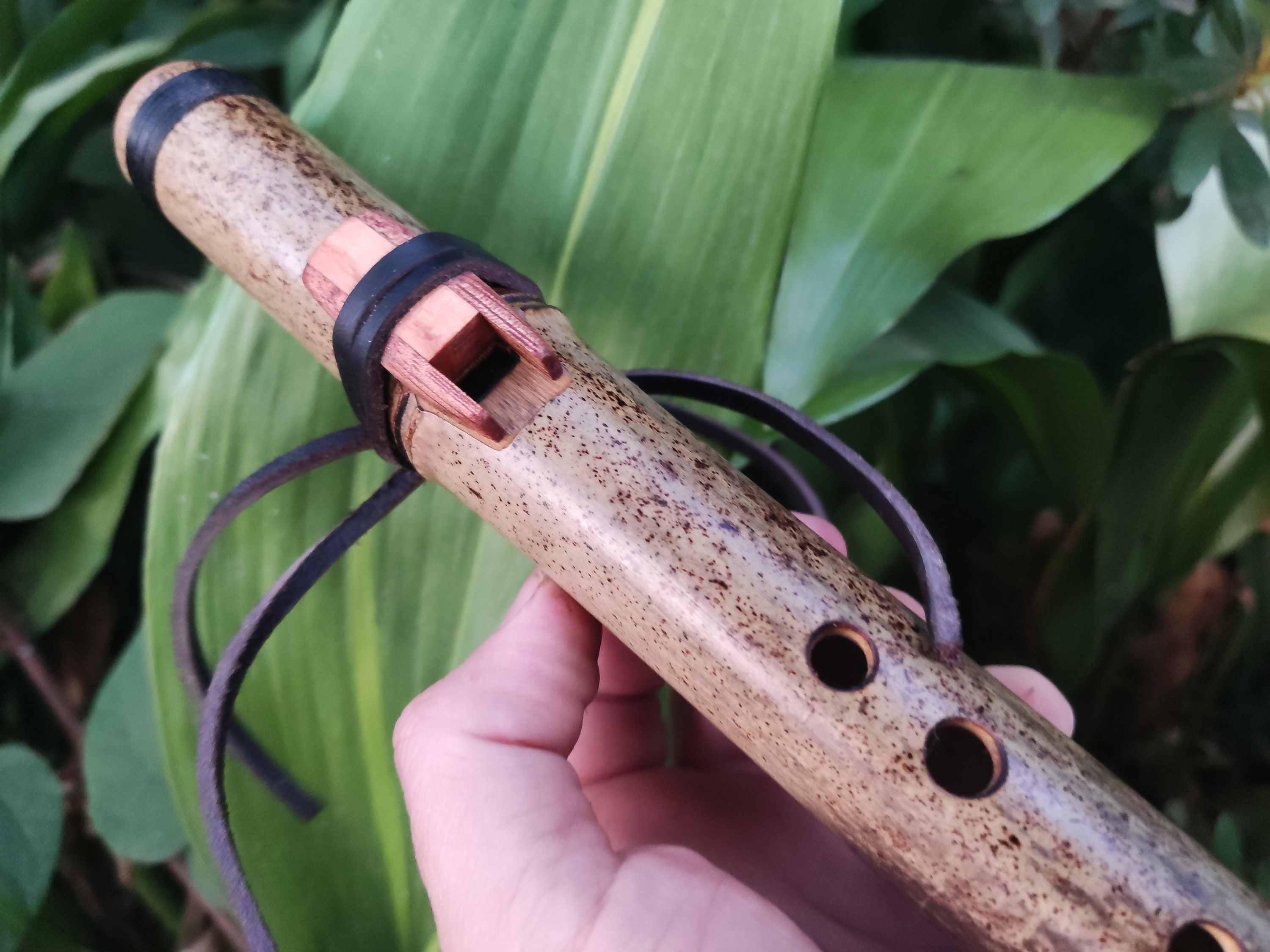 Ethnic Native American and Oriental Style Bamboo Flute in High - Etsy