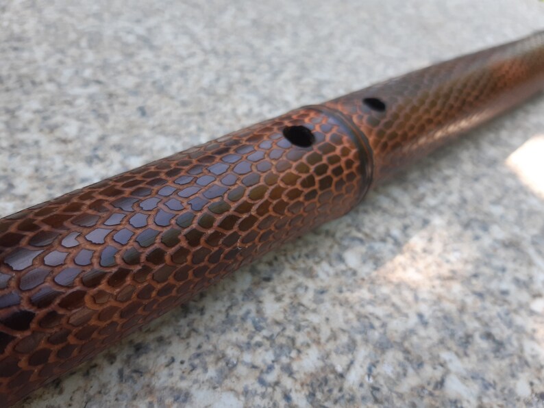 Dragon Skin Bamboo Flute. Meditative flute in Eb major | Etsy