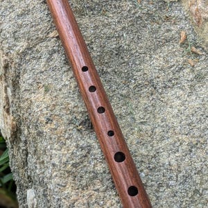High D Tin Whistle Handmade Out of Padauk | Unique Concert Quality Folk ...