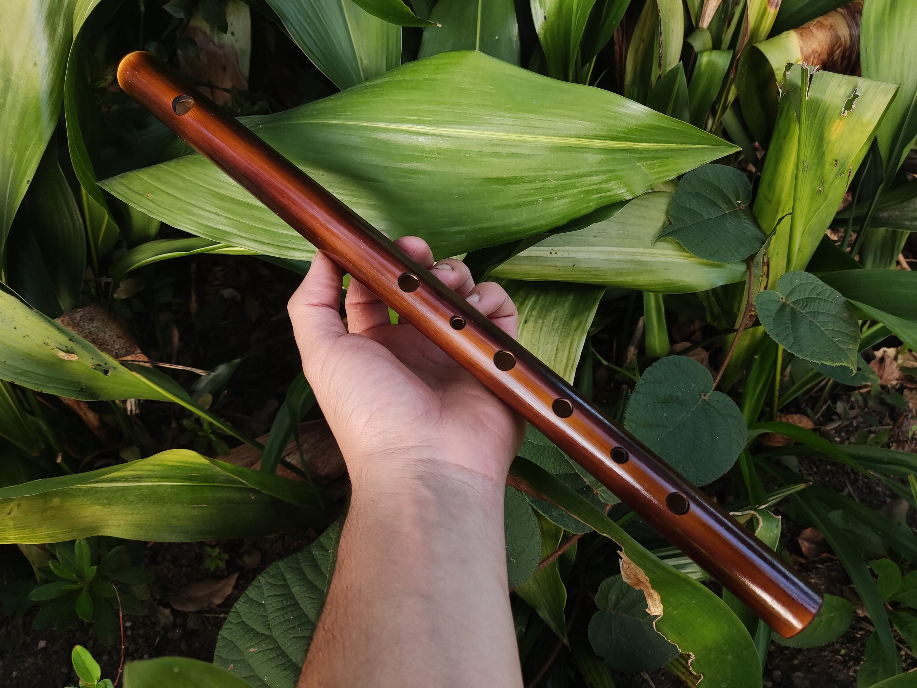 A Minor Harmonic Bamboo Flute. Rustic Handmade Flute. Ethnic - Etsy