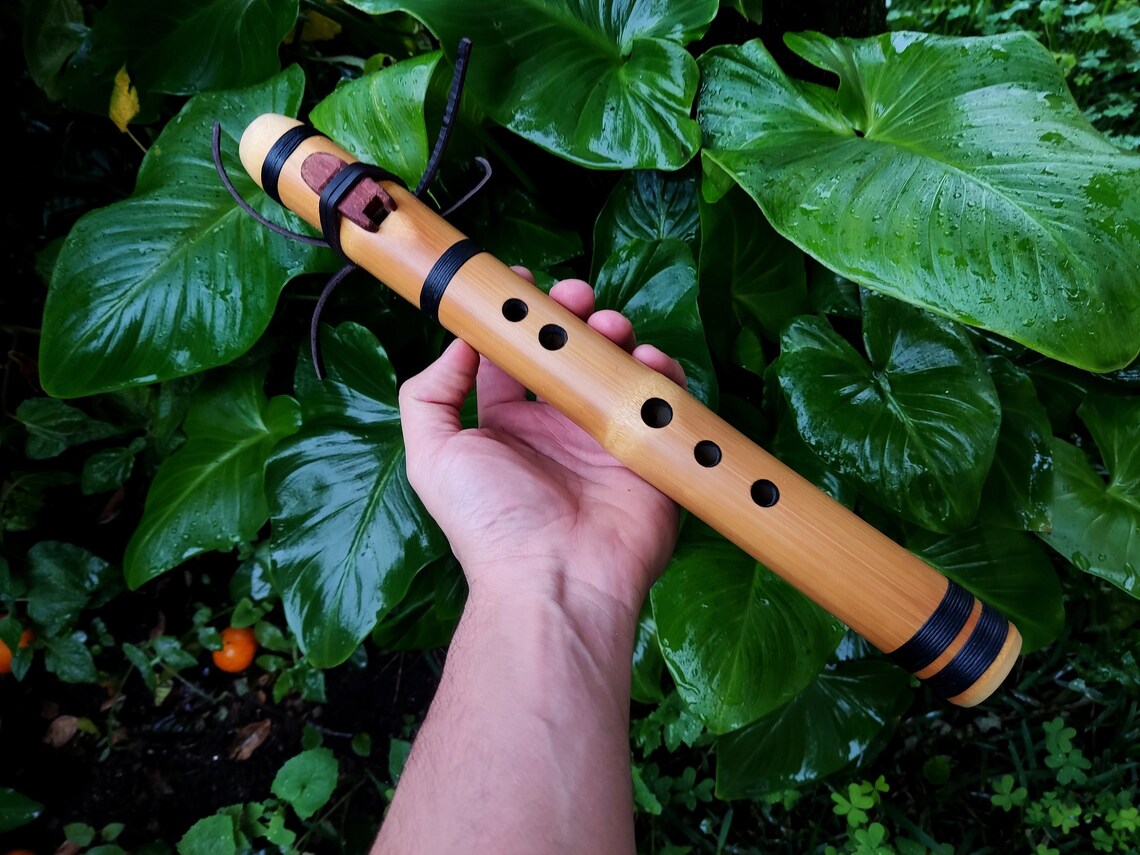 Native American and Oriental Style Bamboo Flute in B Flat or A - Etsy