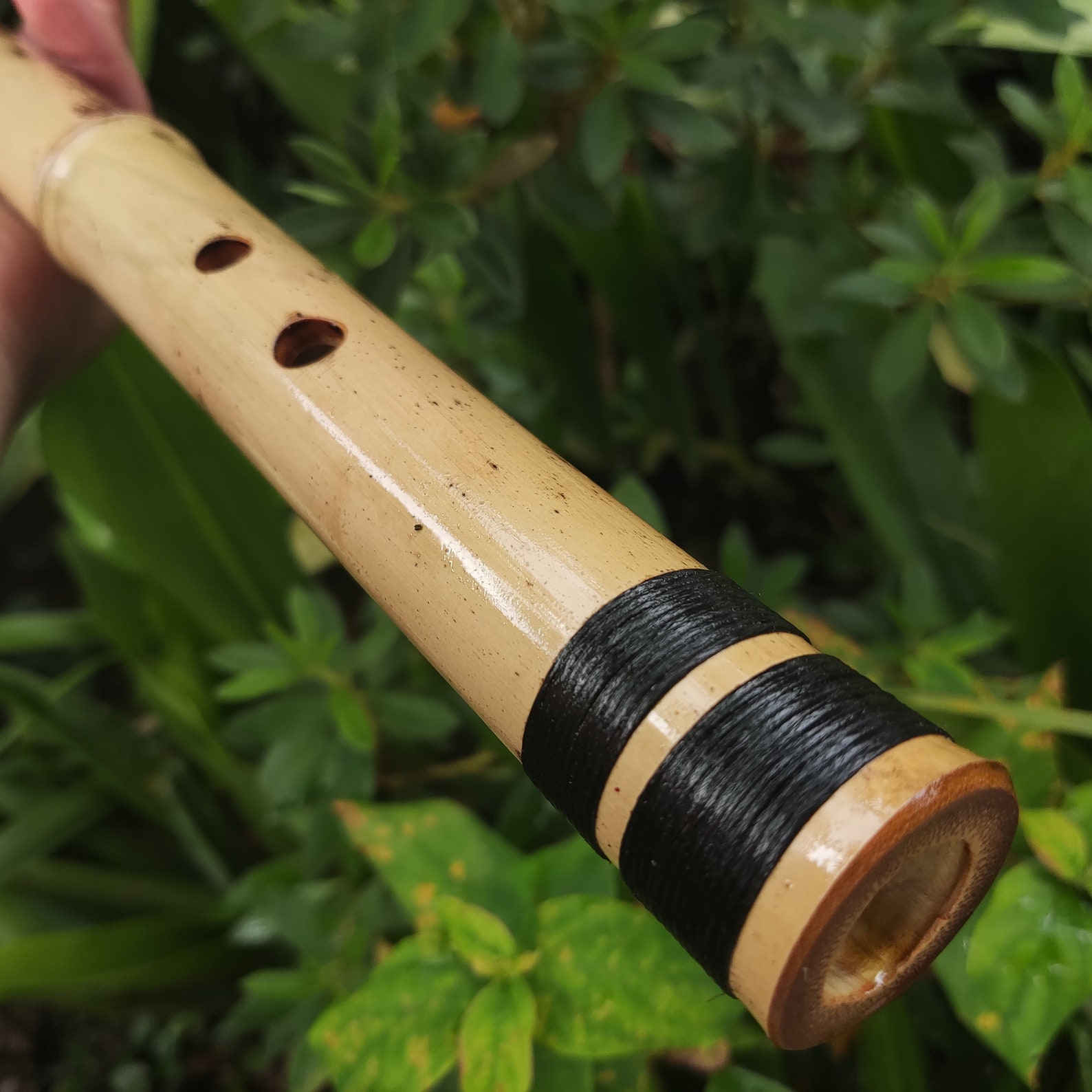 Exotic Meditative Kokin Akebono Bamboo Flute in the Key of Low C. Oriental Flute With a Japanese ...