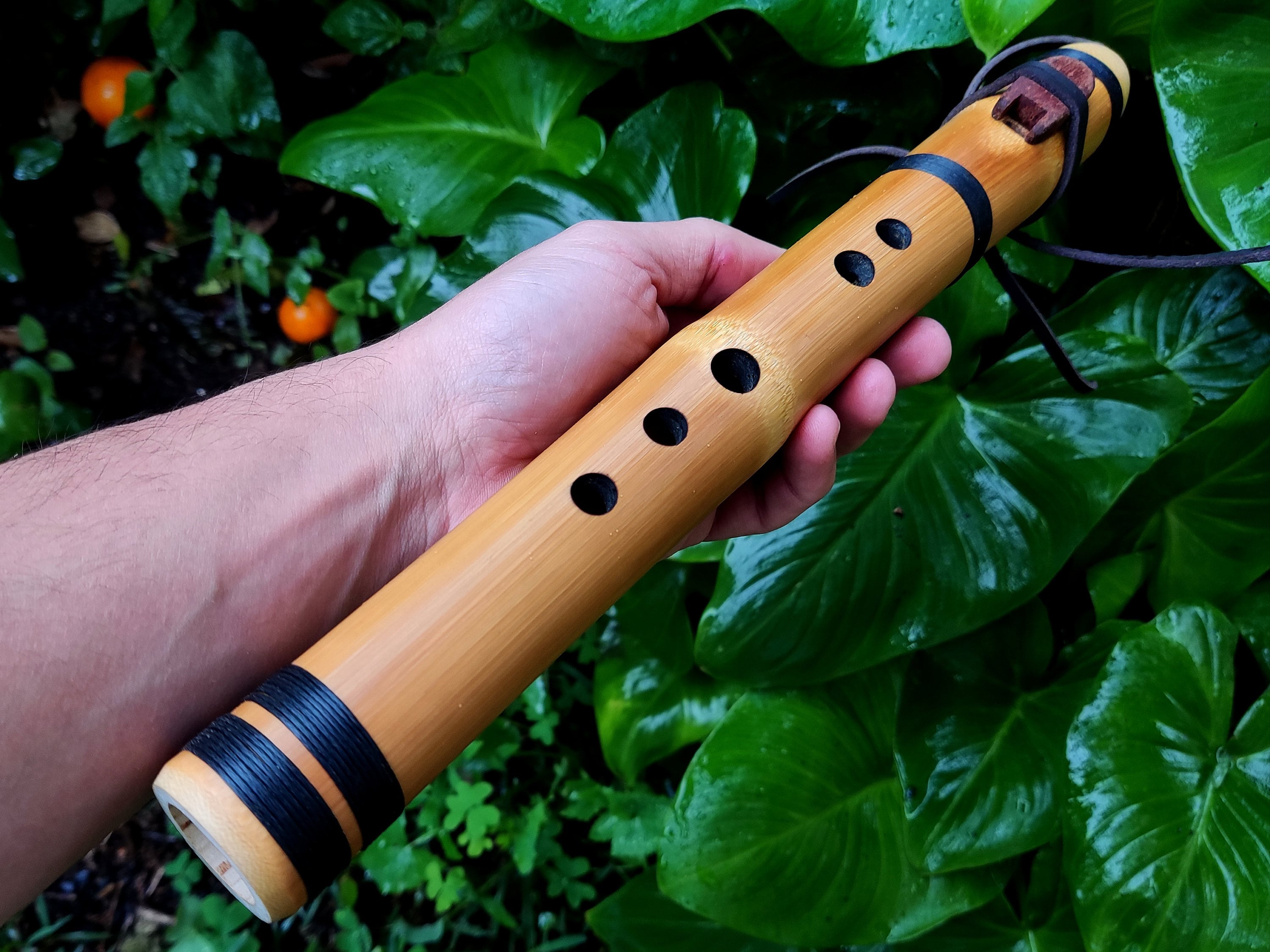 Native American and Oriental Style Bamboo Flute in B Flat or A - Etsy
