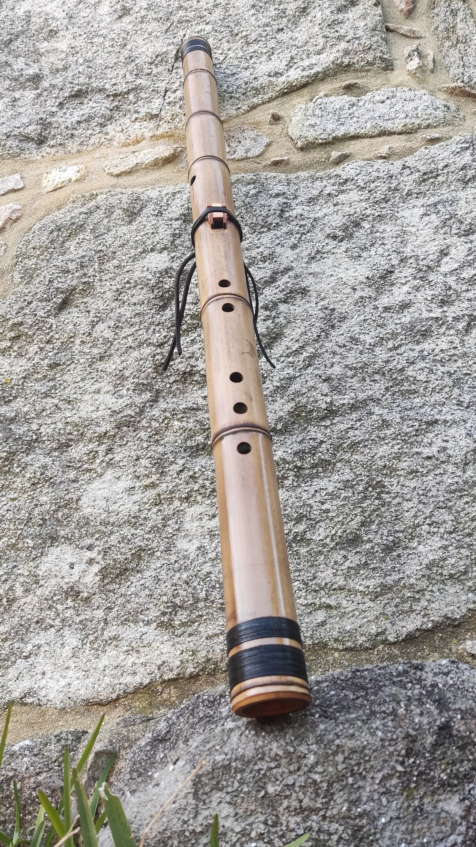 Side Blown Ethnic Native American Style Bamboo Flute in the Key of Eb4 ...
