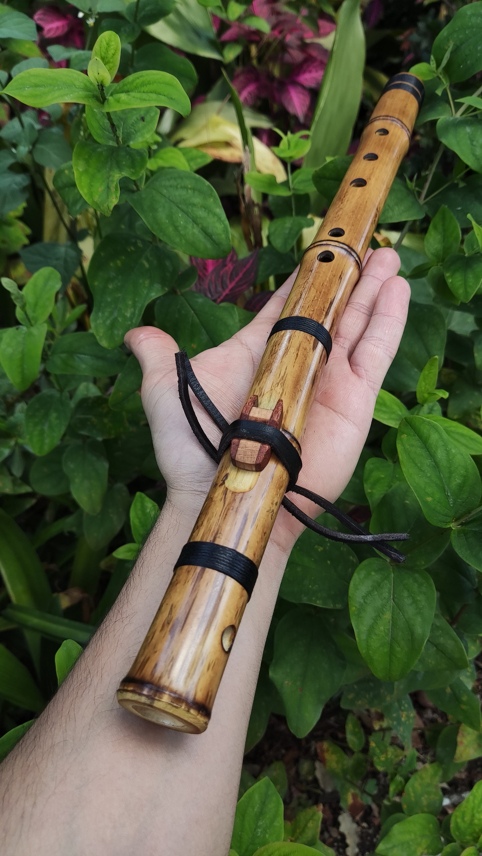 Side Blown Ethnic Native American Style Bamboo Flute in the - Etsy