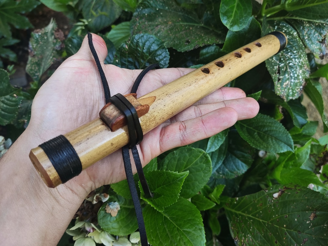 Pocket Native American Style Flute in High E, Small Bamboo Flute, Basic ...