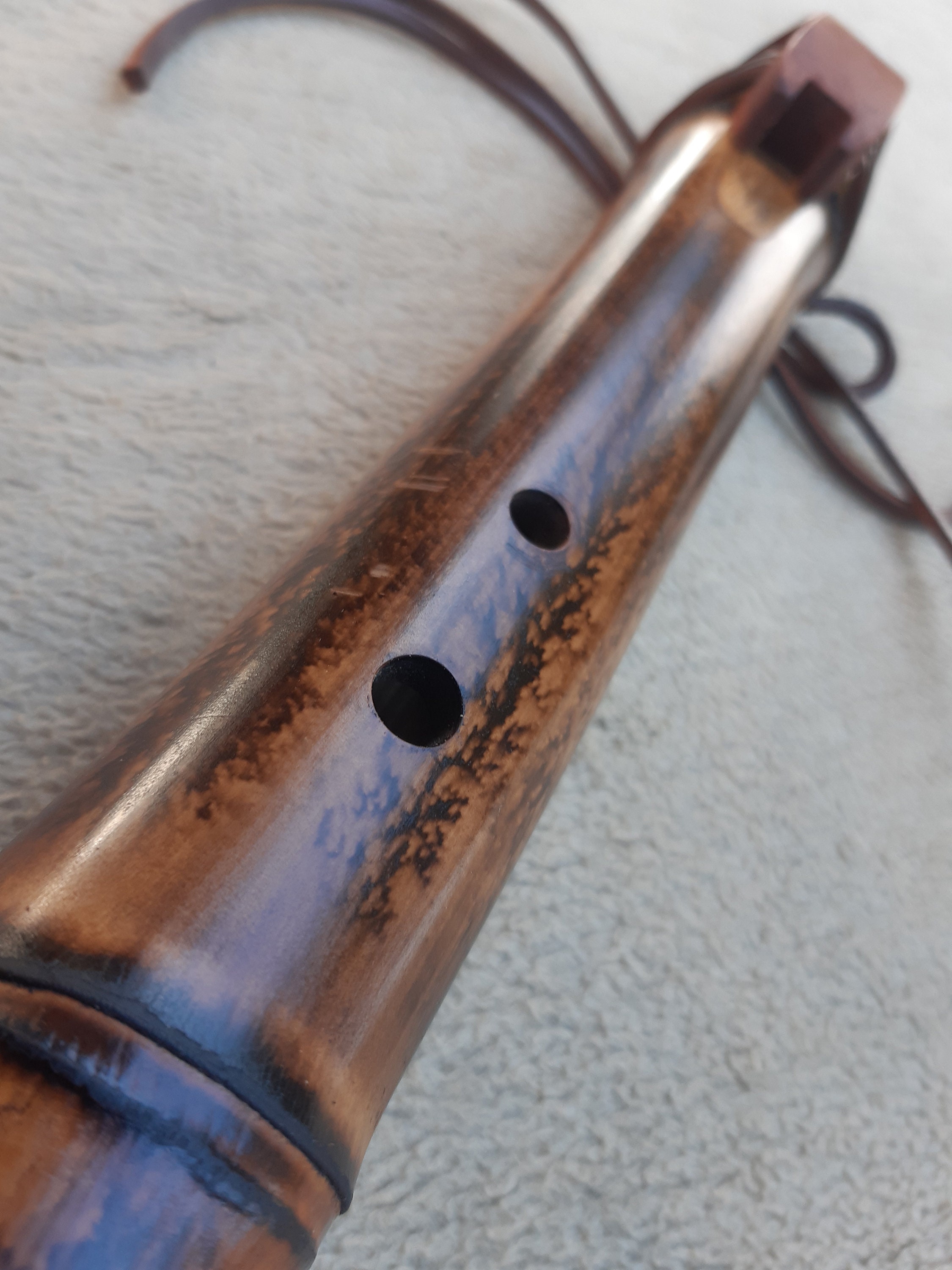 Bamboo Native American style flute in the key of F. Rustic | Etsy