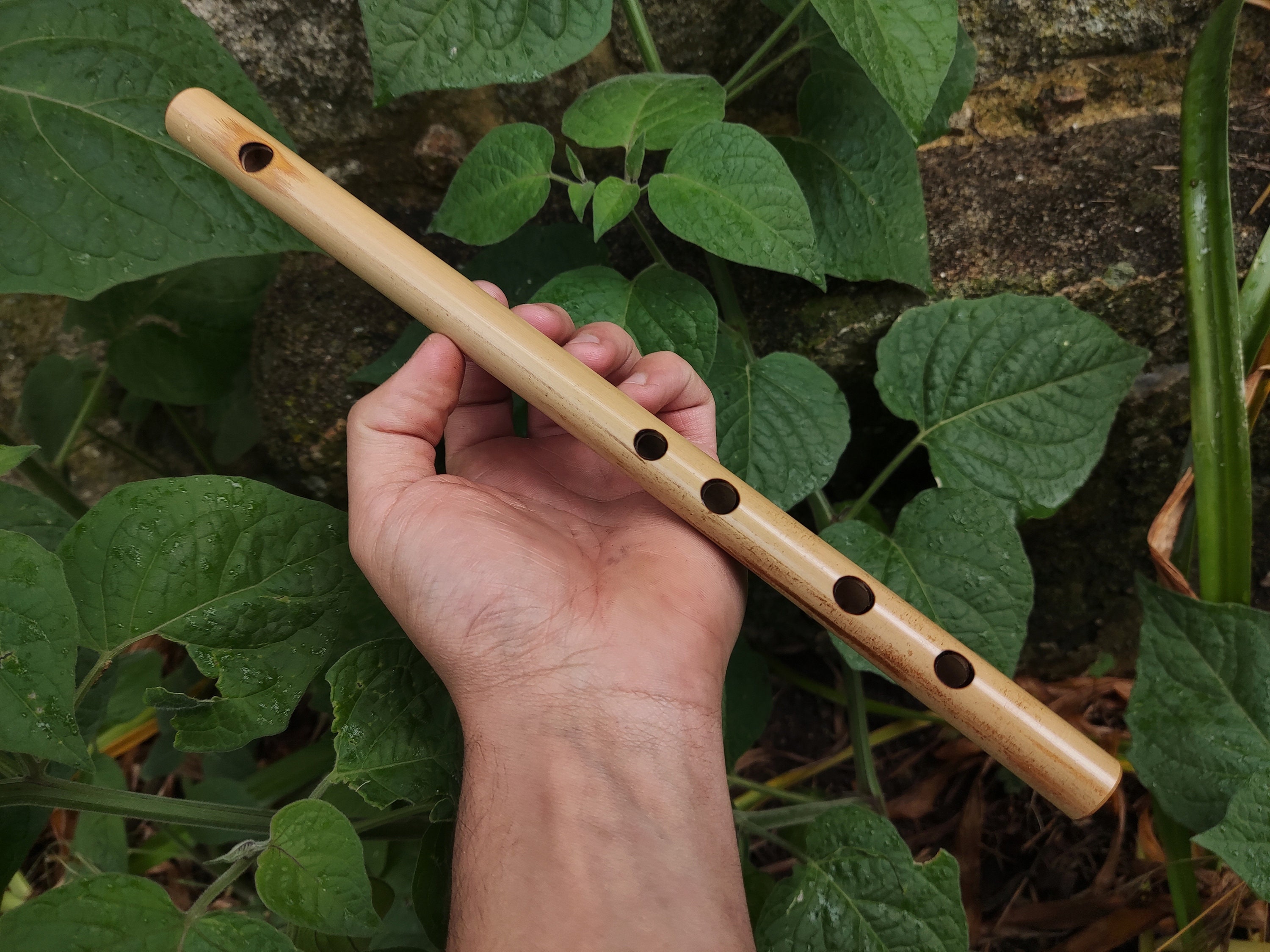 High D Major Pentatonic Flute. Culture Fusion Bamboo Flute. - Etsy
