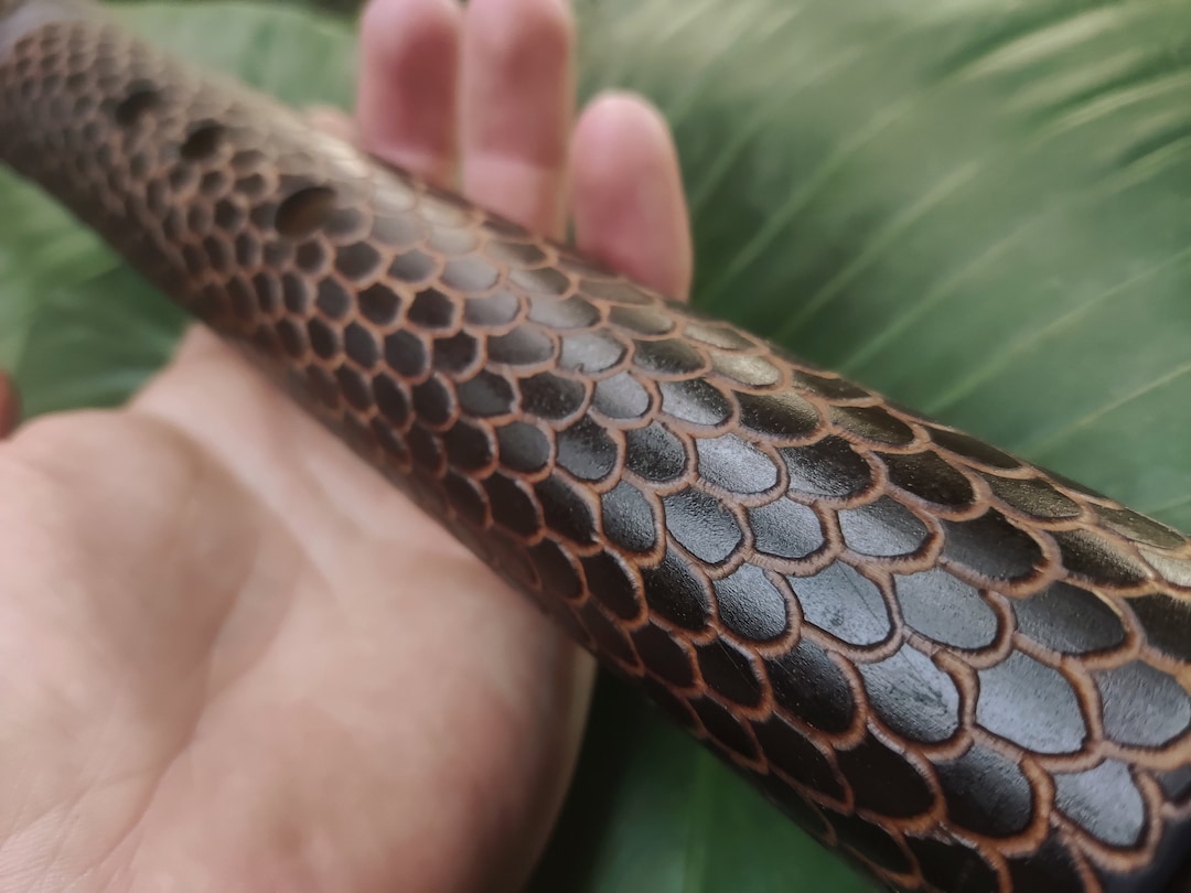 The Dragon Flute! Dragon Skin Kokin Akebono Bass Bamboo Flute in Low A ...