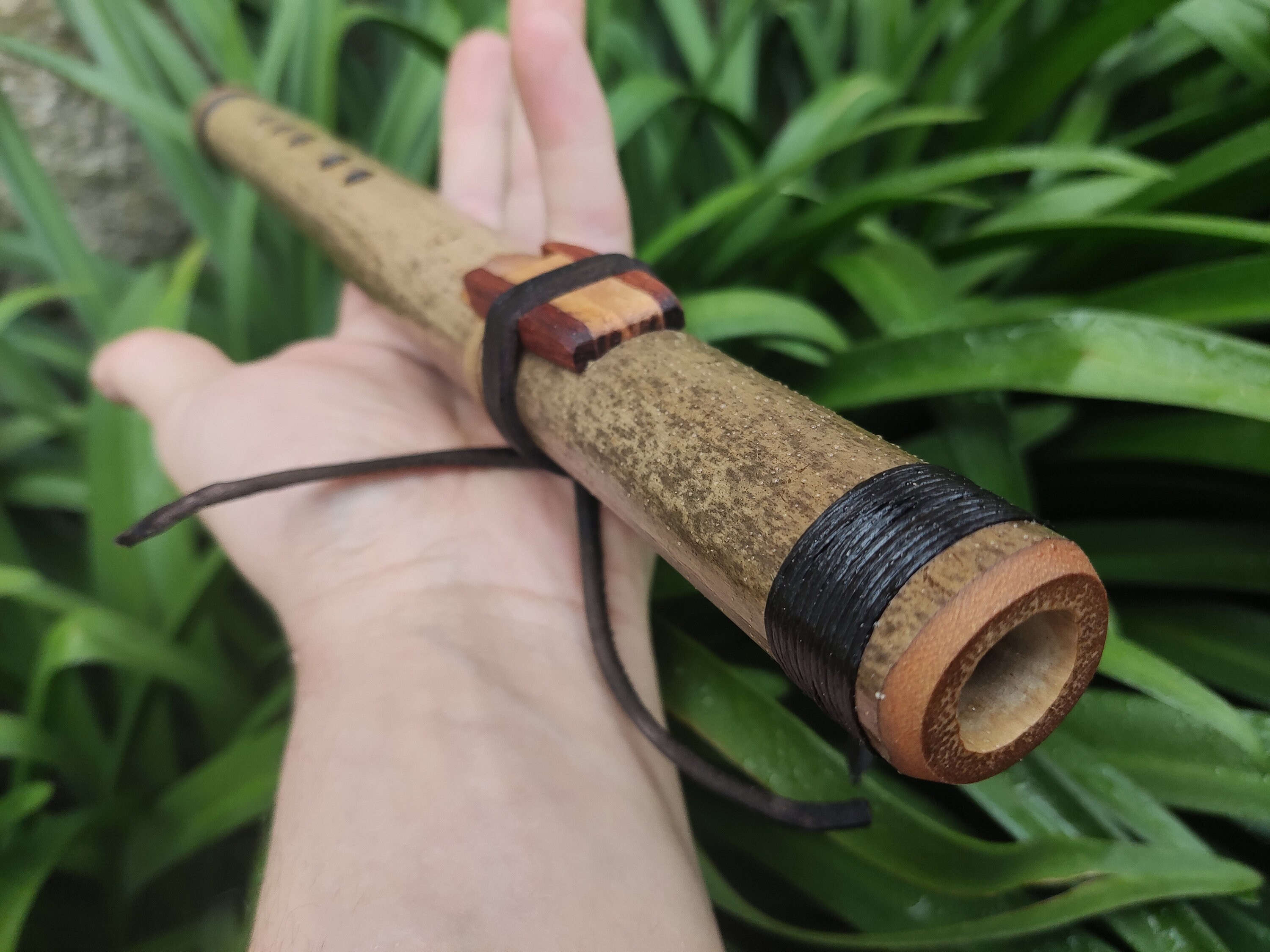 Ethnic Native American and Oriental Style Bamboo Flute in the Key of ...