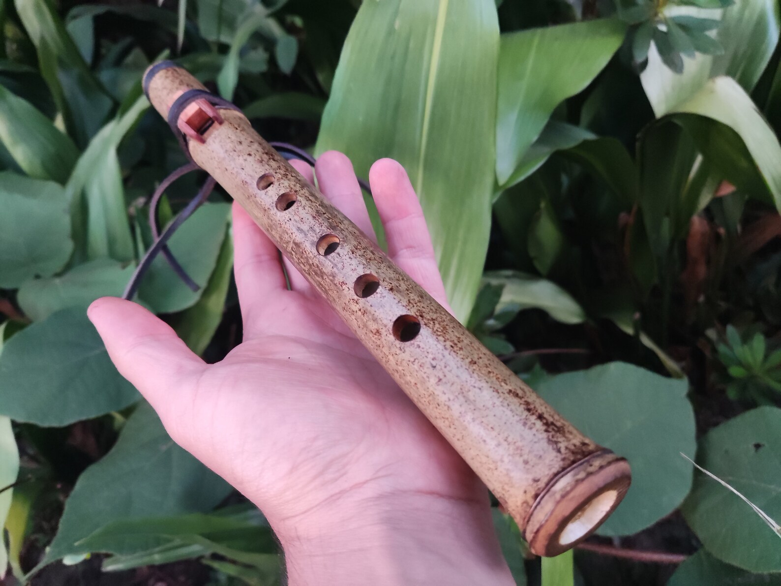 Ethnic Native American and Oriental Style Bamboo Flute in High - Etsy