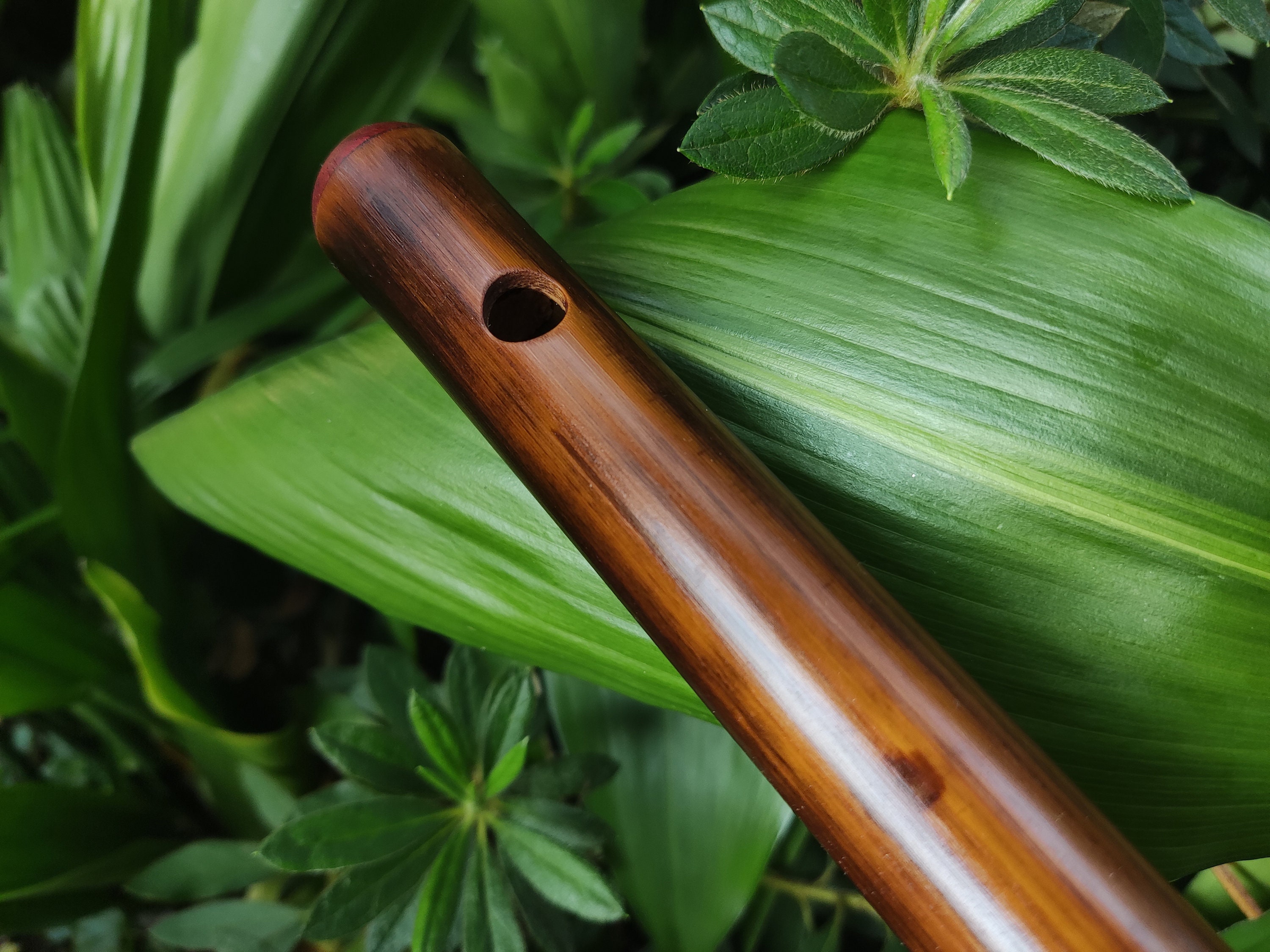 F Major Transverse Flute Fire Treated Handmade Bamboo Flute Concert