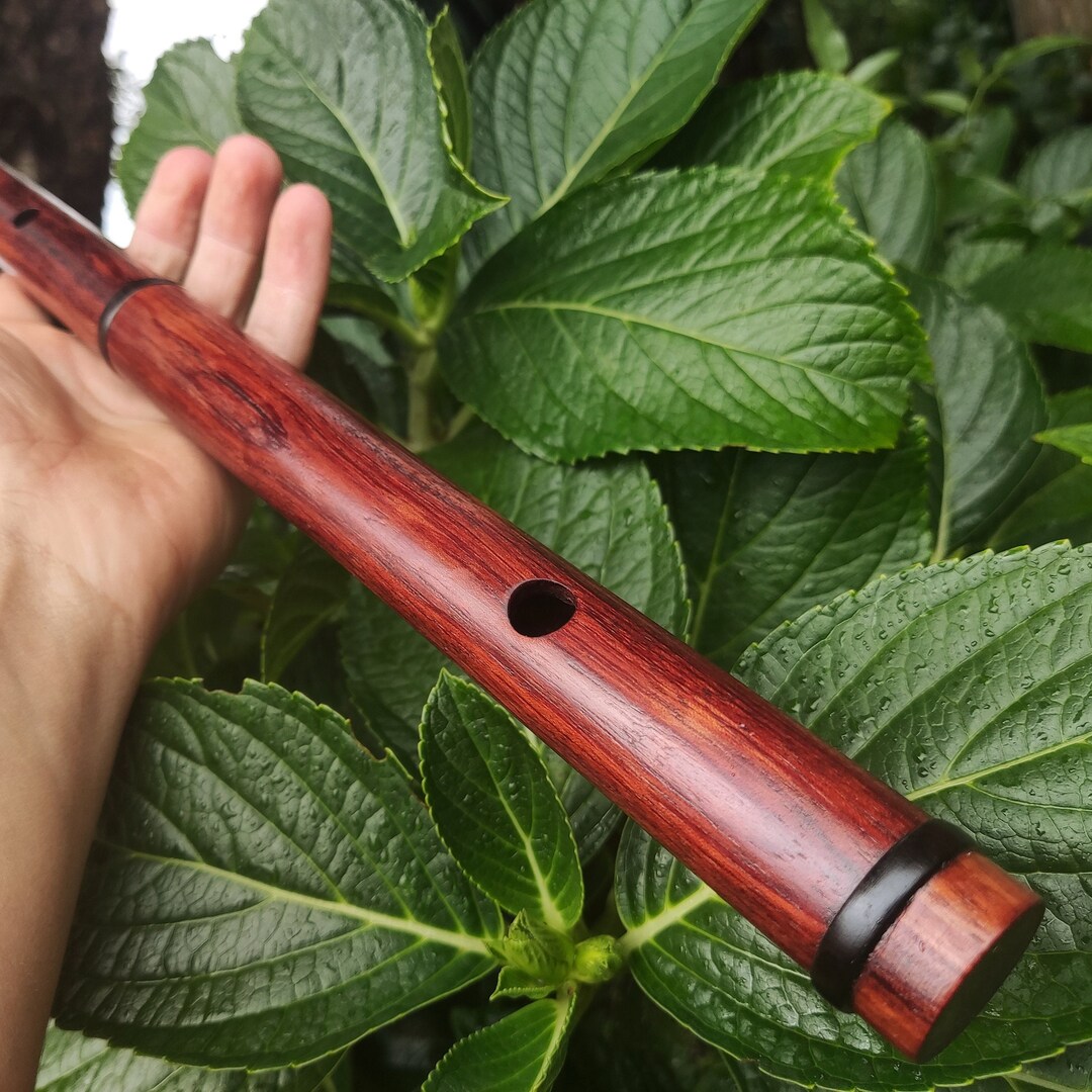Wooden Flute in the Key of F Handmade Out of Bubinga. Low F Irish Style ...