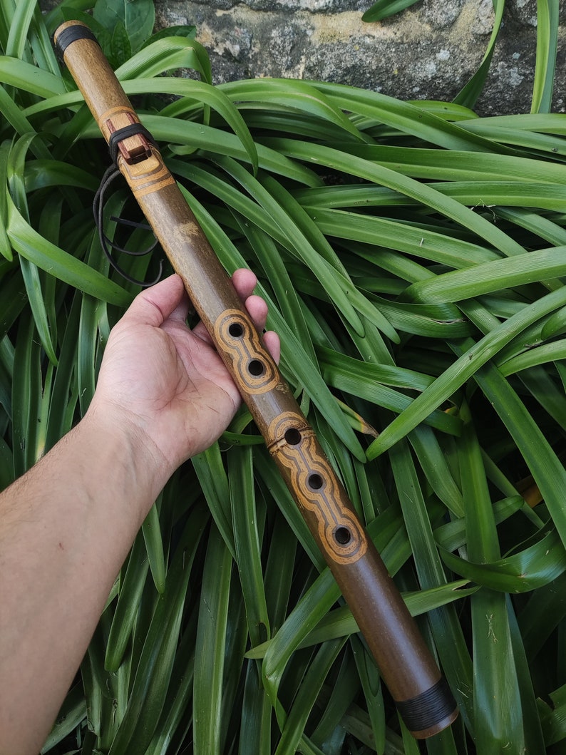 Bamboo Native American Style Flute in the Key of F and F# Suitable for ...