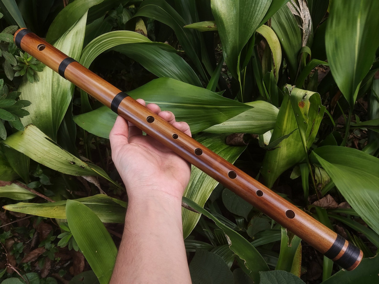 Minor Harmonic Bamboo Flute. Rustic Baroque Sounding Flute. - Etsy