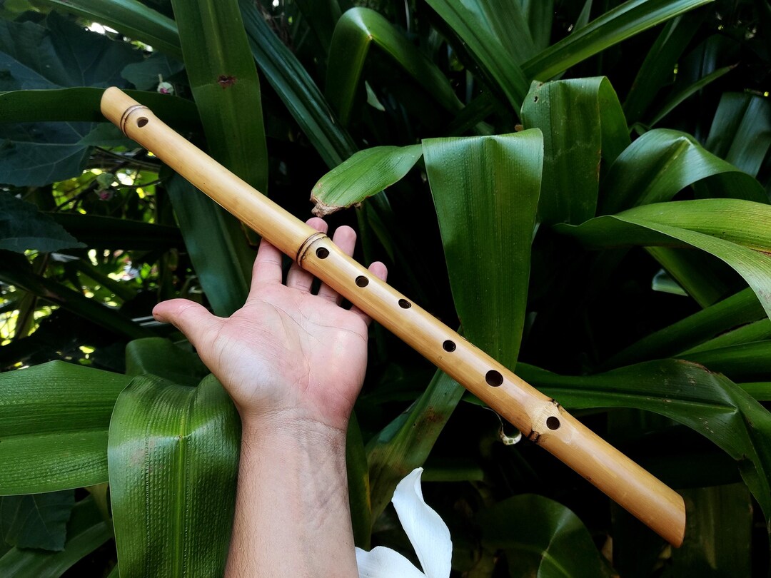 Unique Bamboo Flute in the Key of Low E, One of a Kind Concert Tuned ...