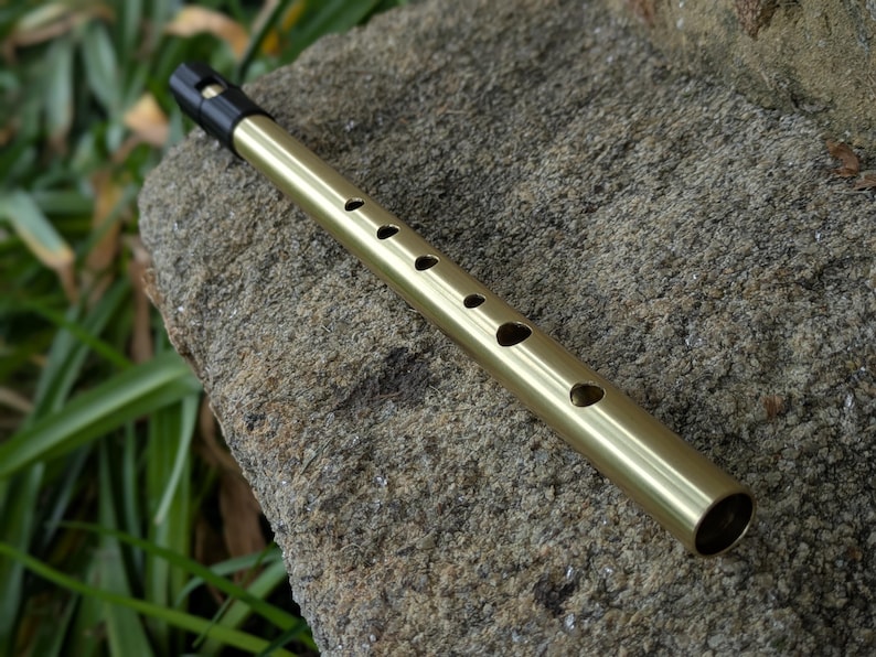 Tunable Whistle in High D | Handmade Penny Whistle Made of Brass ...
