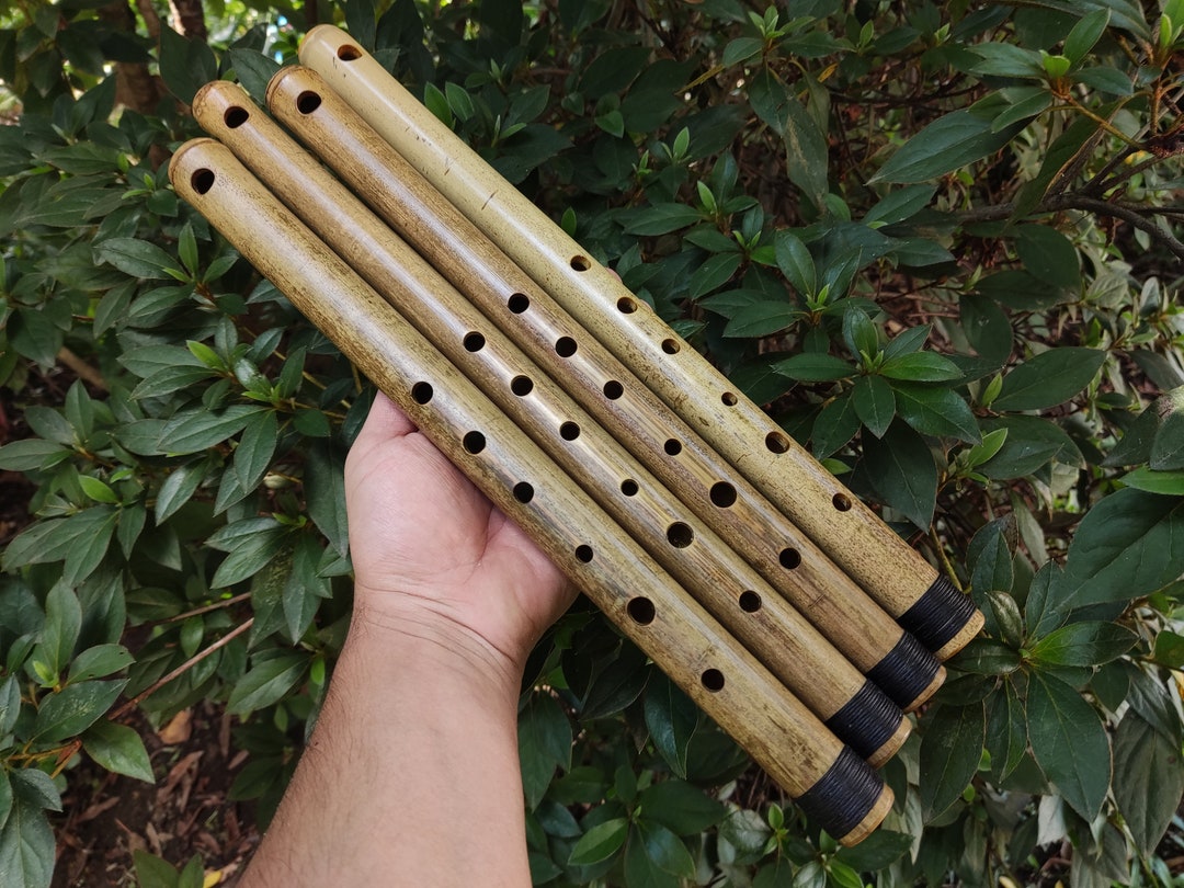 Basic A Major Bamboo Flute, Concert Tuned for Western and Eastern Music ...