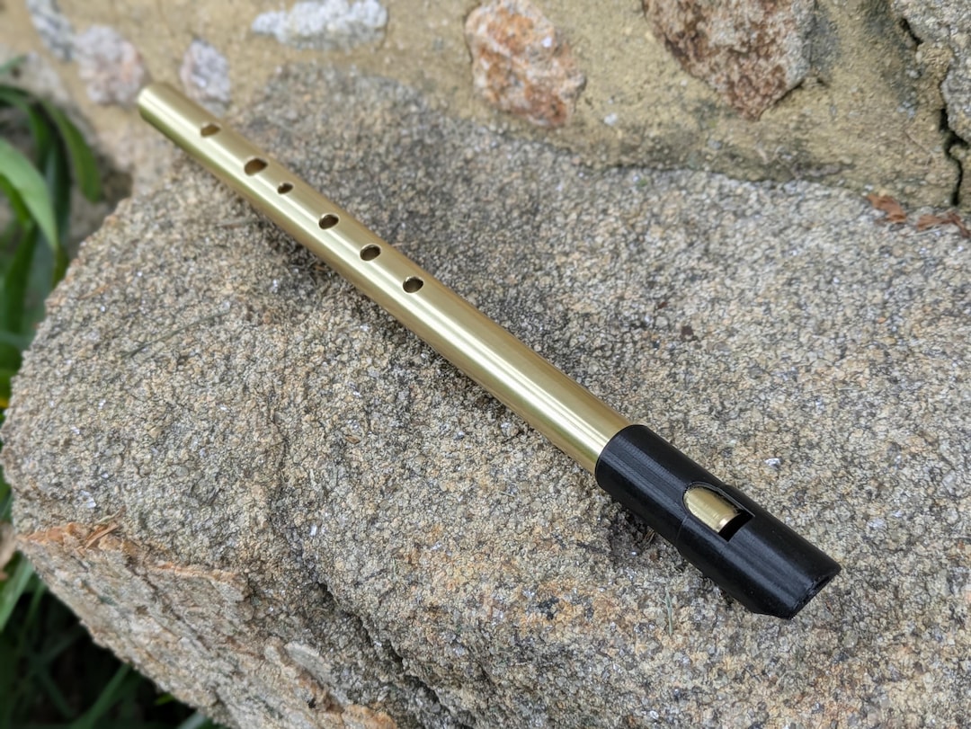 Tunable Whistle in High D | Handmade Penny Whistle Made of Brass ...