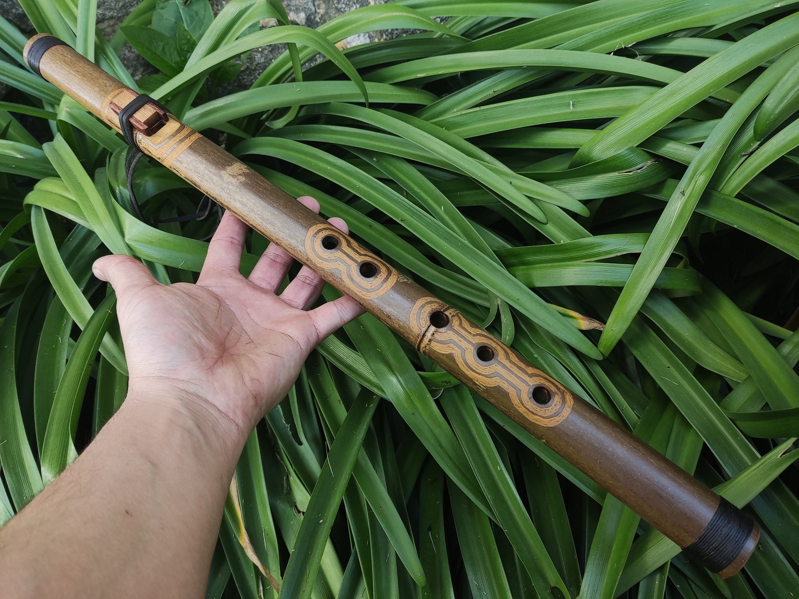 Bamboo Native American Style Flute in the Key of F and F# Suitable for ...