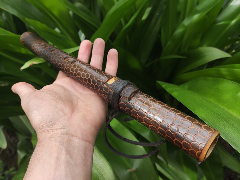 Dragon Skin Native American Style Bamboo Flute in the Key of C. Ethnic ...