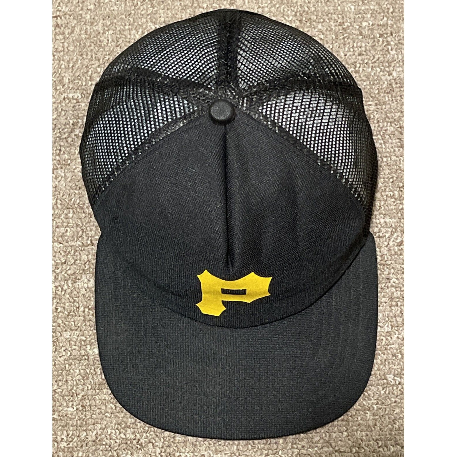 Vintage 80s Pittsburgh Pirates MLB Mesh Foam Snapback Trucker Hat Cap ...