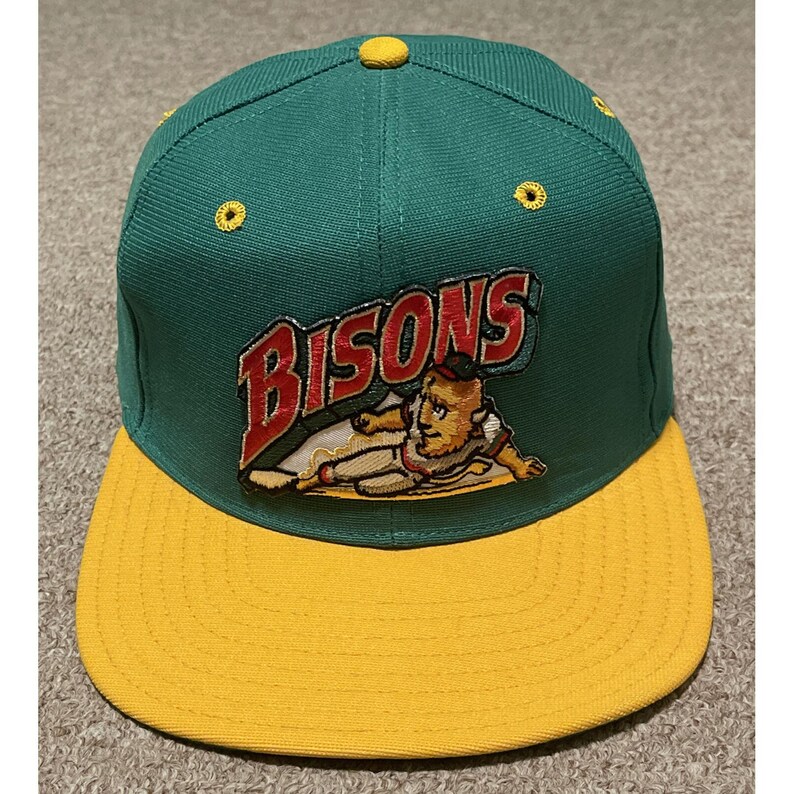 Vintage 80s Buffalo Bisons Blue Jays MILB Pro Model Dupont Visor ...
