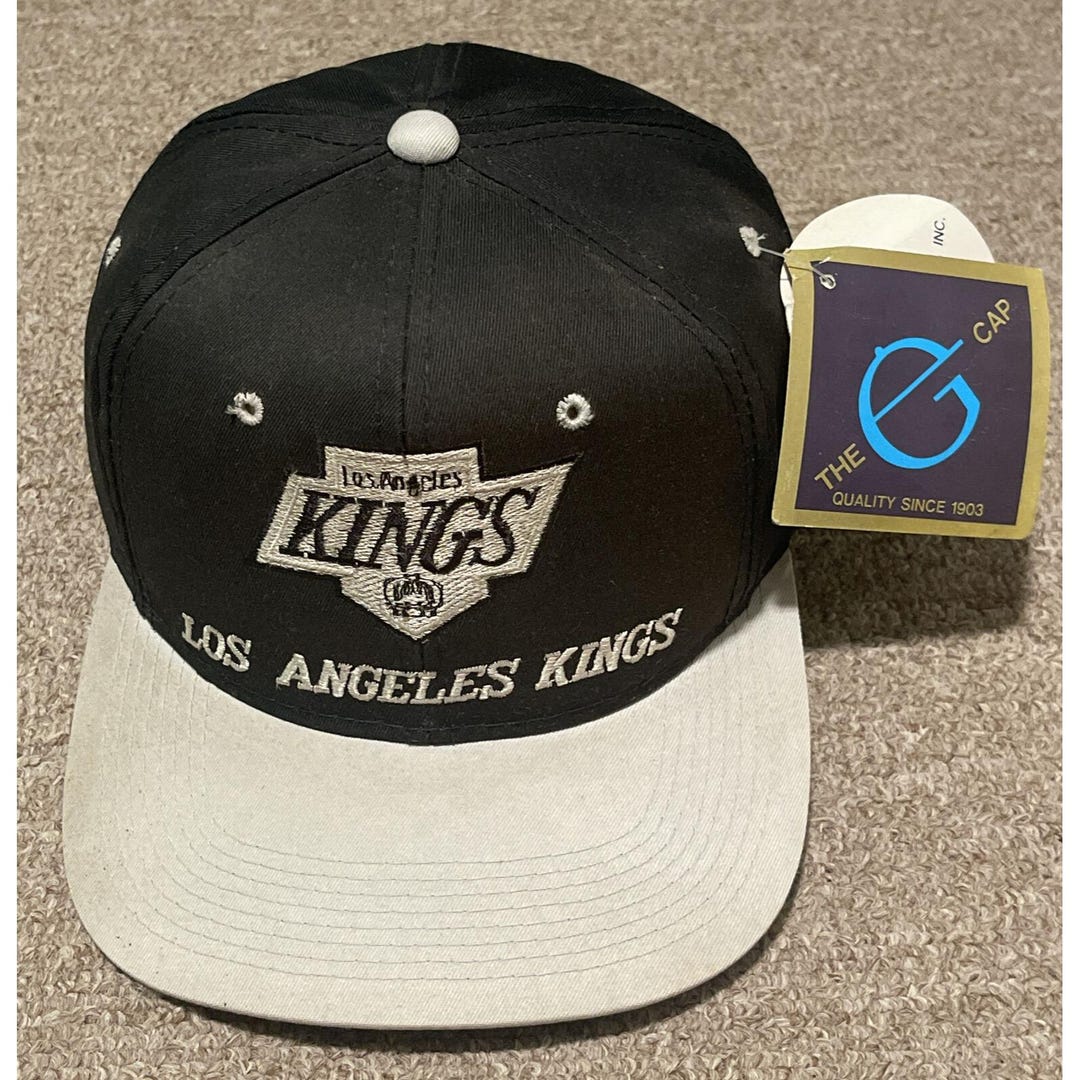 Vintage 90s Los Angeles LA Kings NHL the Game Youngan Snapback Hat Cap ...